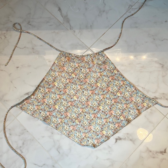 Pitaya | Tops | Pitaya Multicolor Floral Tie Back Summer Shirt | Poshmark